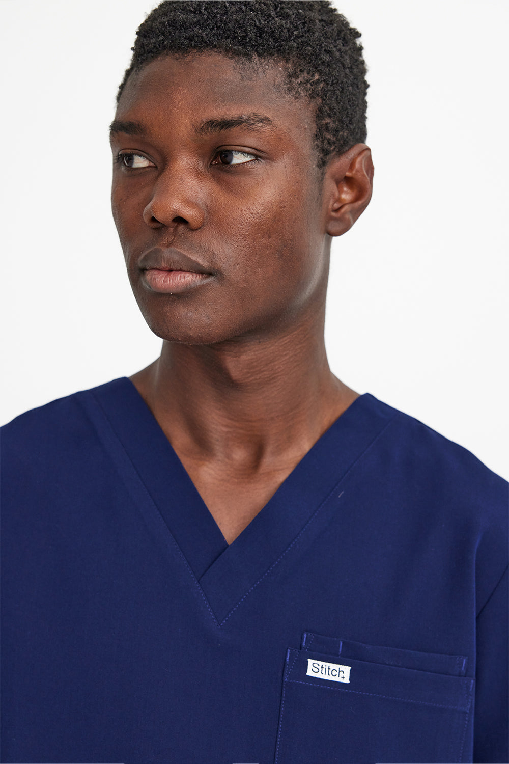Hugo Scrub Top - Navy – STITCHSCRUBS